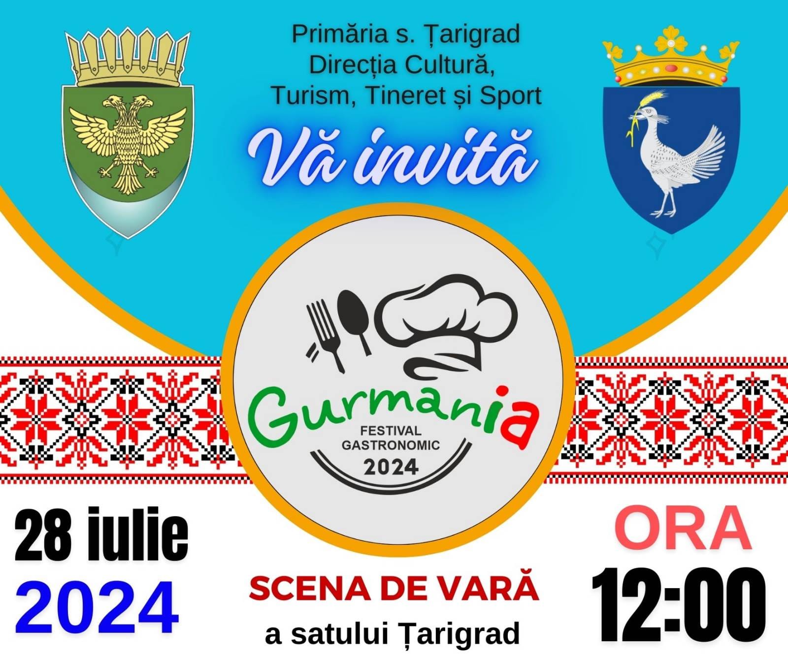 Festivalul gastronomic ,,GurmanIA" vă așteaptă duminică, la Țarigrad ...